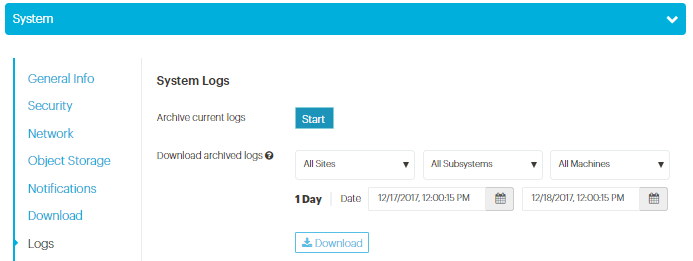 Manage System Settings