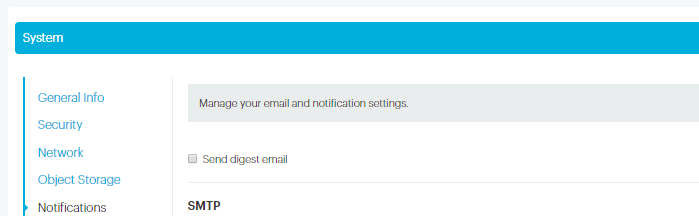 Manage System Settings