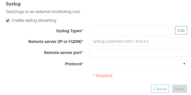 Manage System Settings