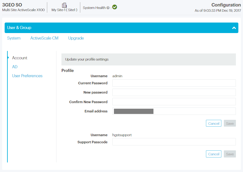 Manage System Settings