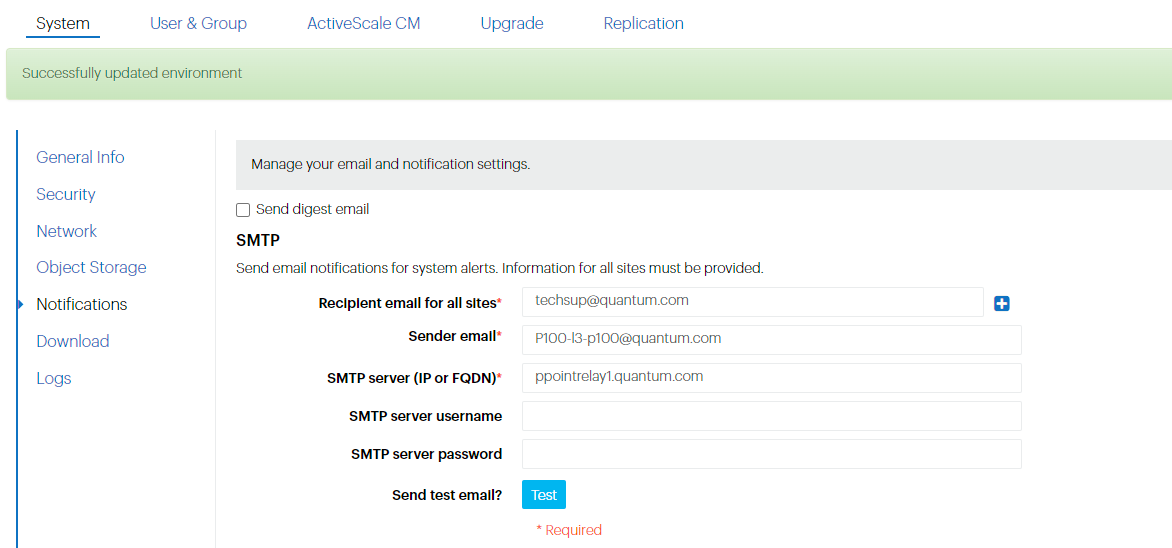 Manage System Settings