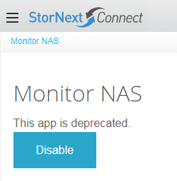 About the Monitor NAS App