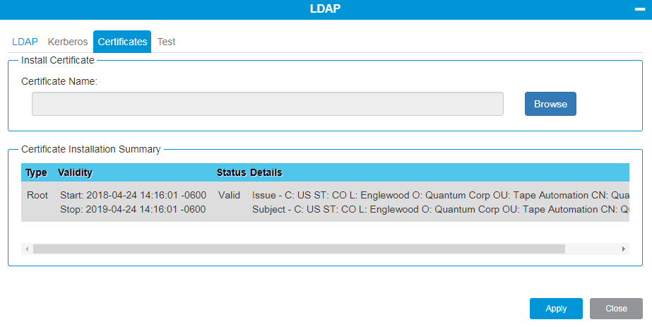 Scalar i6H User Access