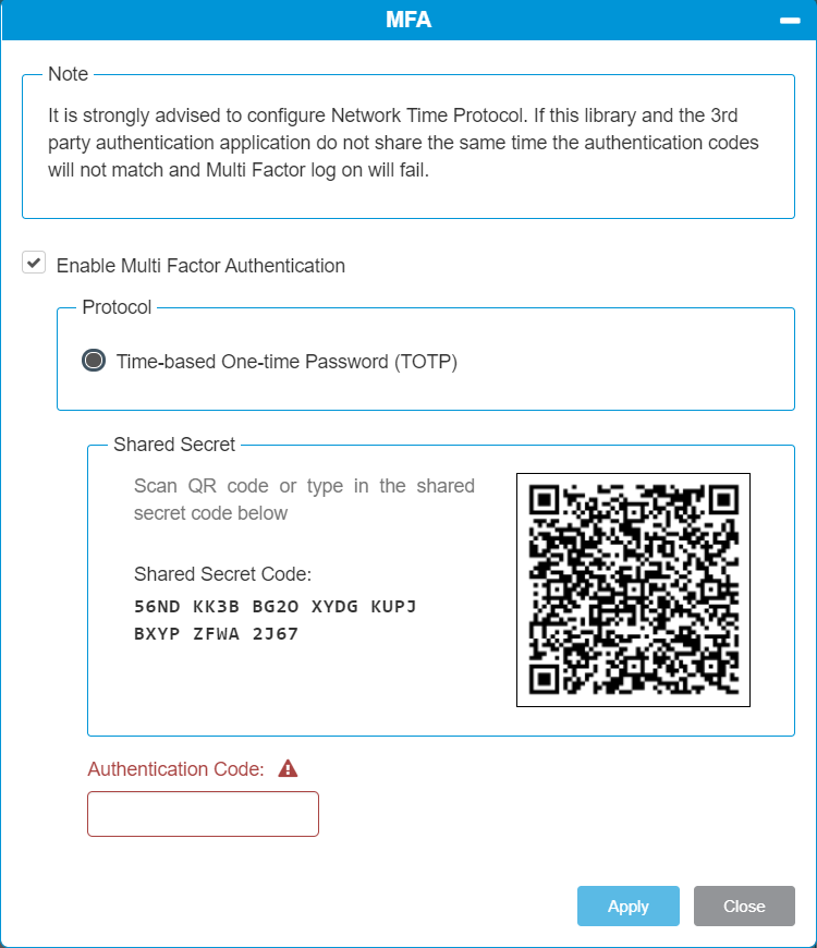 Scalar i6H User Access