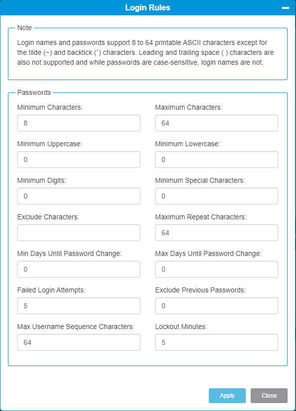 Scalar i6H User Access