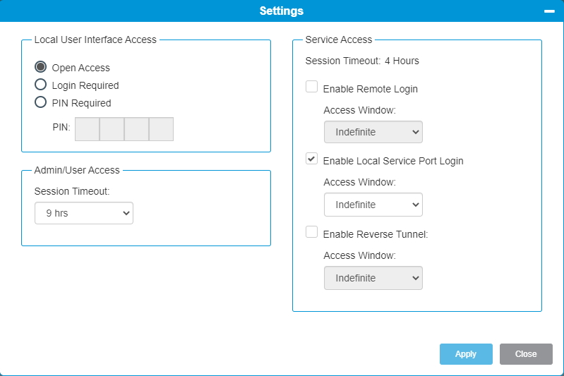 Scalar i6H User Access