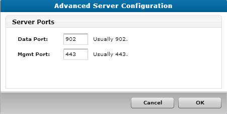 Configuring a vCenter Server for a vmPRO Appliance