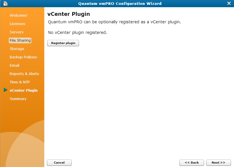 Embedding the vmPRO GUI in the vSphere Client