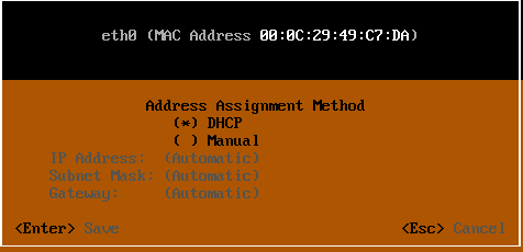 Configuring Network Settings for a vmPRO Appliance