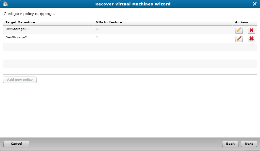Recovering Virtual Machines