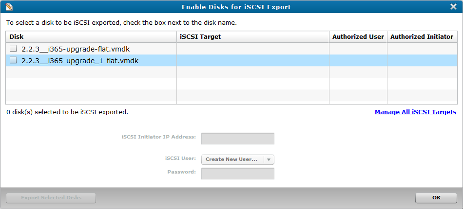 Recovering VM Disks Using iSCSI