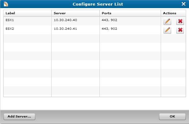 Configuring ESX Servers for a vmPRO Appliance